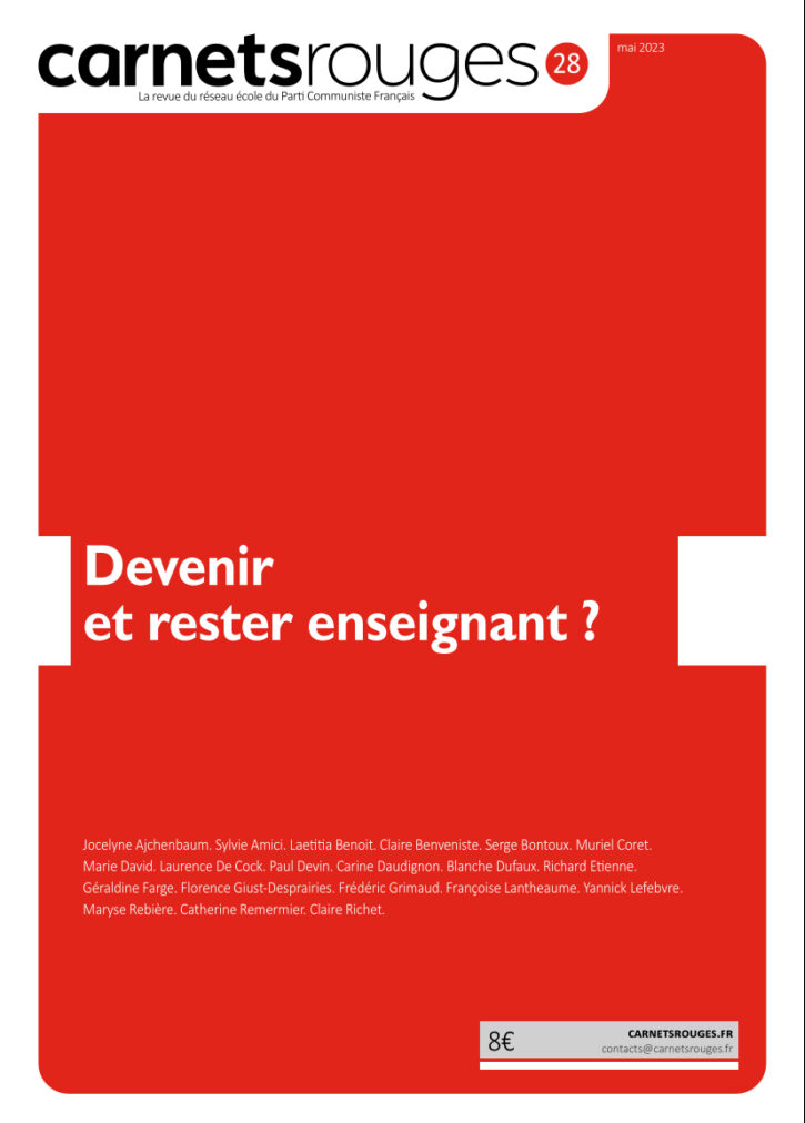 Carnets rouges, la revue du réseau école du Parti communiste français ...